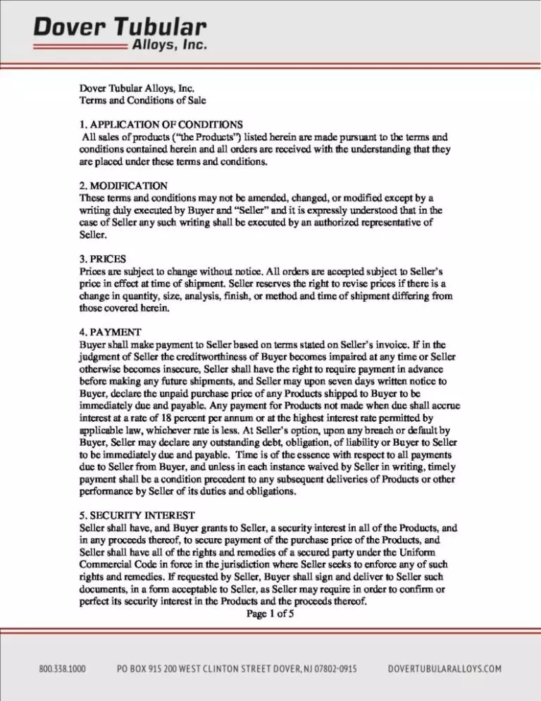 Line Card Library - Steel Tubing & Aluminum Tubing | Dover Tubular